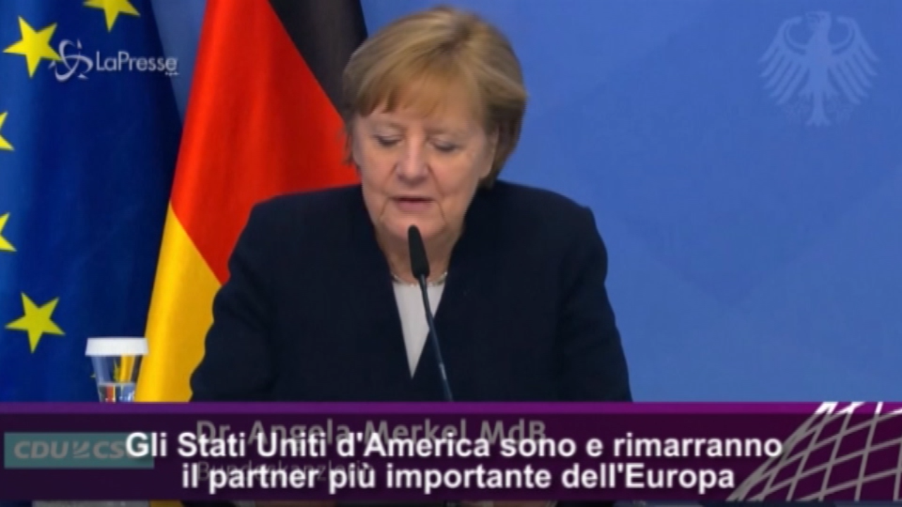 Ue Merkel Usa sono e rimarranno partner più importante