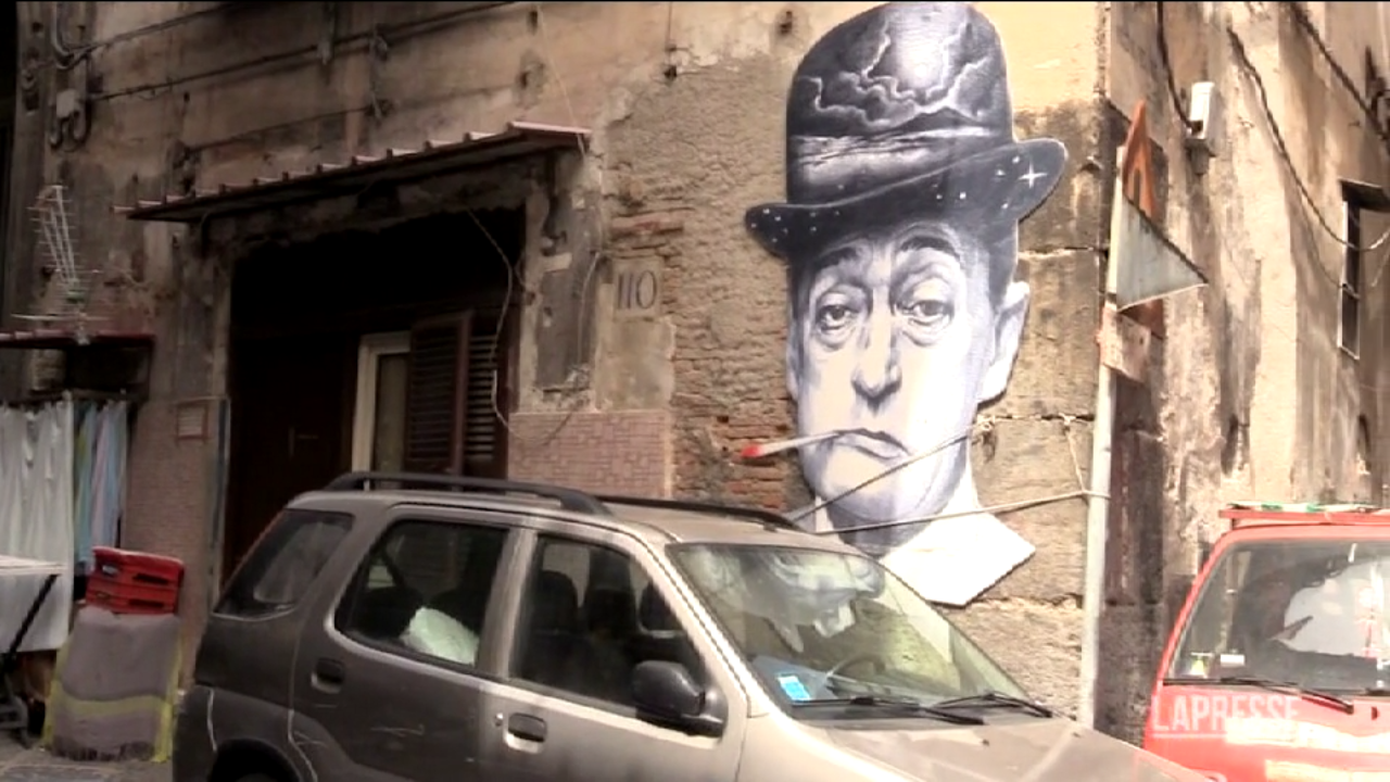 Totò: a 55 anni dalla morte il ricordo degli street artist sui muri dei ...