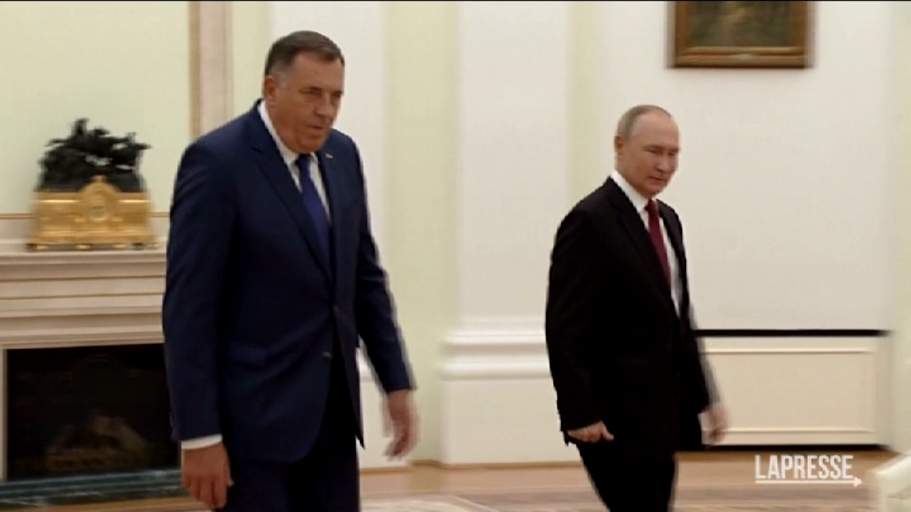 Russia, Putin receives Bosnian Serb leader Dodik in Moscow - LaPresse