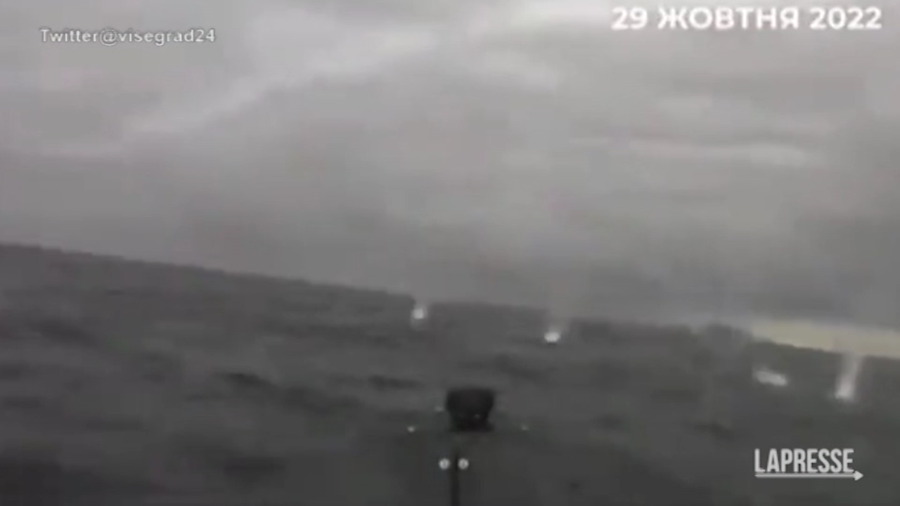 Crimea, l'attacco dei droni contro le navi russe - LaPresse