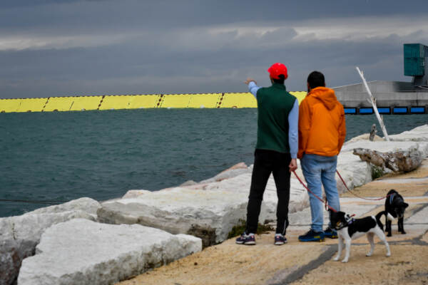 Venezia, come funziona il Mose - LaPresse Venezia, come funziona il Mose - LaPresse