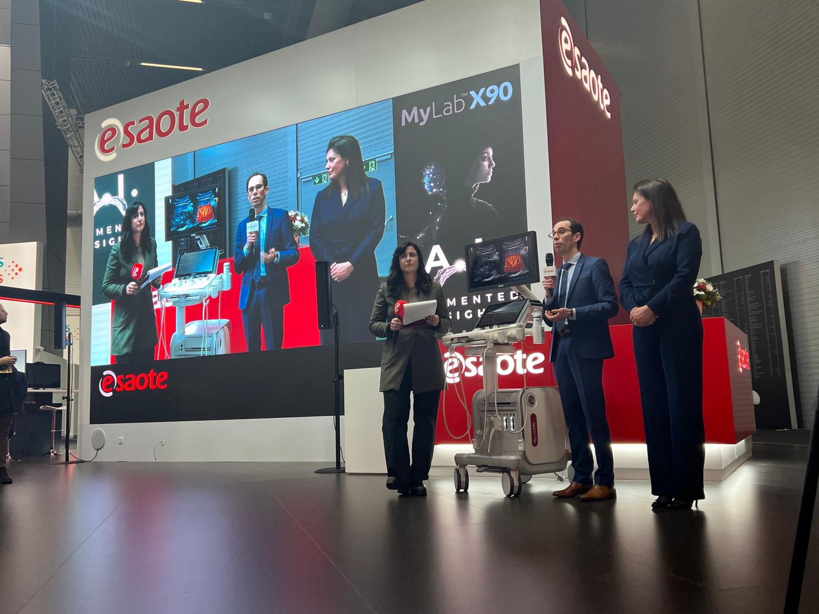 Esaote presented MyLab X90 at ECR 2023 in Vienna: new ultrasound ...