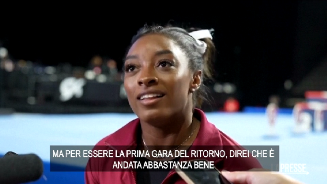 Simone Biles torna e vince: "Sto bene sia mentalmente che fisicamente ...