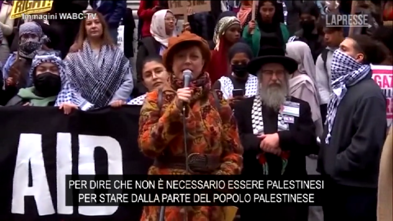 Susan Sarandon a New York: "E' ora che la Palestina sia libera" - LaPresse