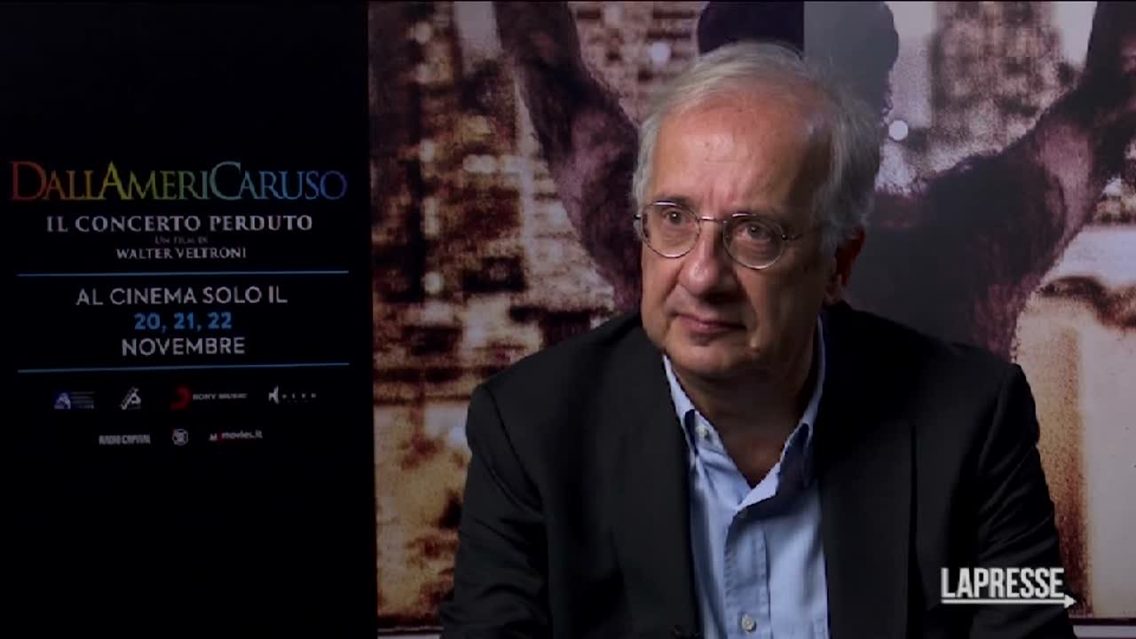 VIDEO - Arriva in sala 'Dall'AmeriCaruso', Veltroni: "Dalla genio"
