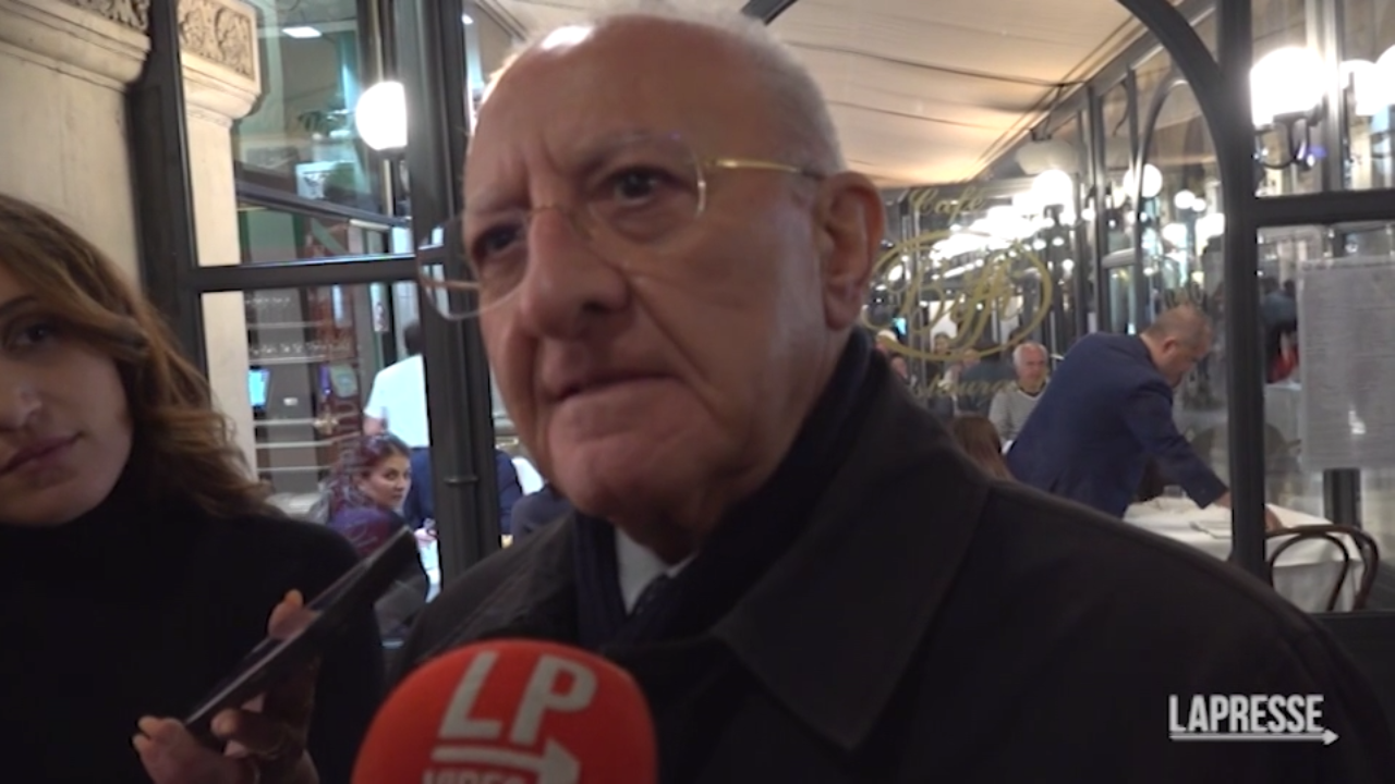 VIDEO De Luca: "Pd? Metodo selezione in negativo, così non fa strada" - LaPresse