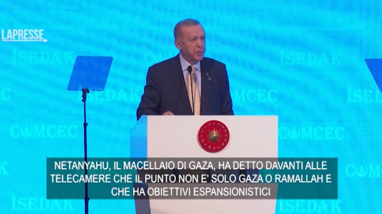 Gaza, Erdogan: "Netanyahu sarà processato come Milosevic" - LaPresse