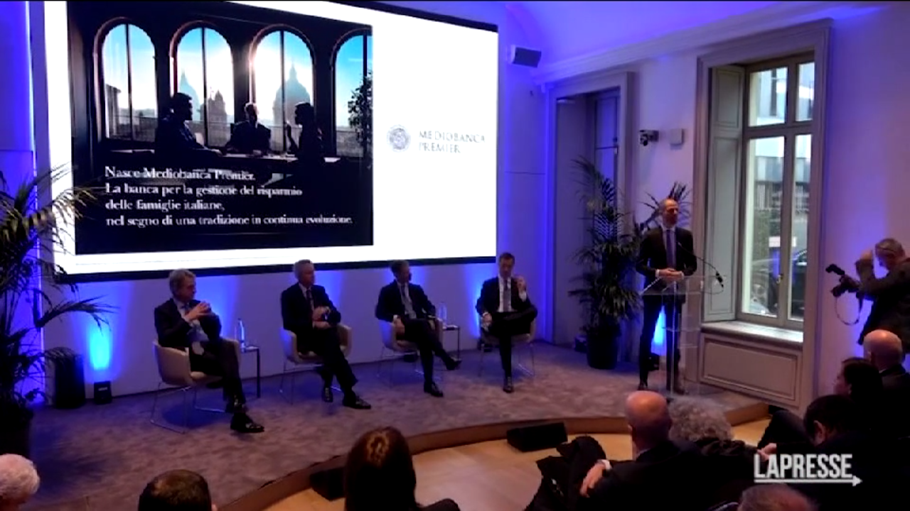 Mediobanca, presentata a Milano 'Premier' - LaPresse