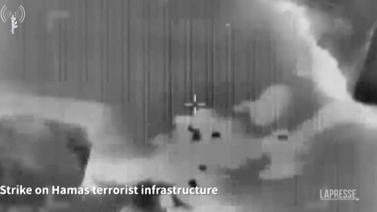 VIDEO Esercito Israele rilascia video di attacchi a infrastrutture ...