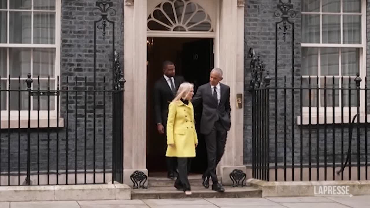 VIDEO Londra, Obama da Sunak a Downing Street - LaPresse