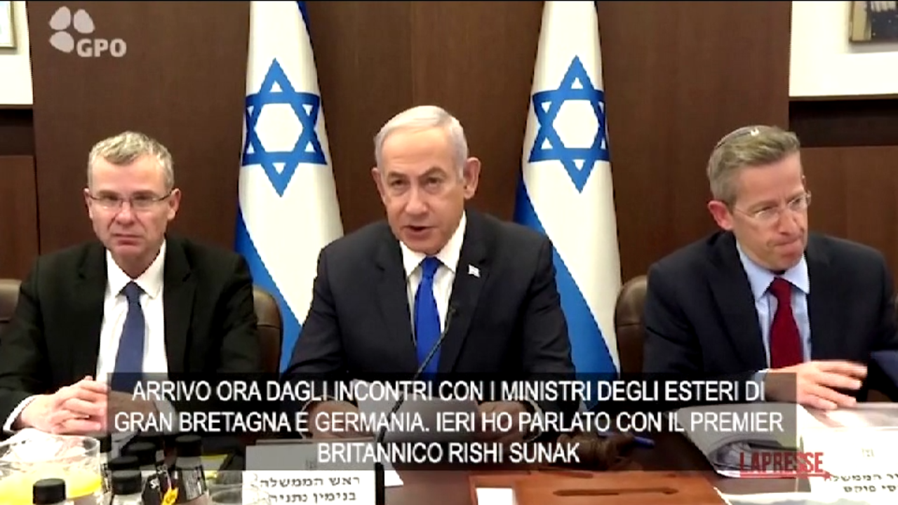 VIDEO Netanyahu: "Su risposta a Iran decideremo in autonomia" - LaPresse