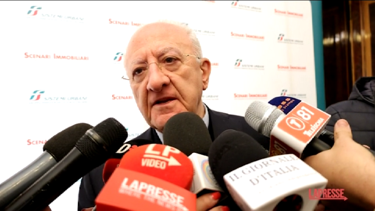 VIDEO Fascismo, De Luca: "FdI riconosca almeno una volta che quella è ...