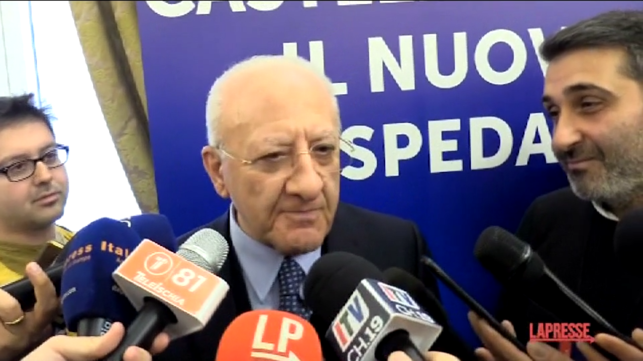 VIDEO Europee, Vincenzo De Luca: "Giorgia? Era Leonardo che si faceva ...