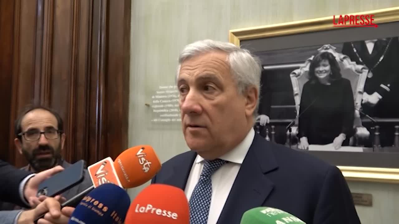 VIDEO Europa, Tajani: "Fitto miglior candidato alla Commissione" - LaPresse
