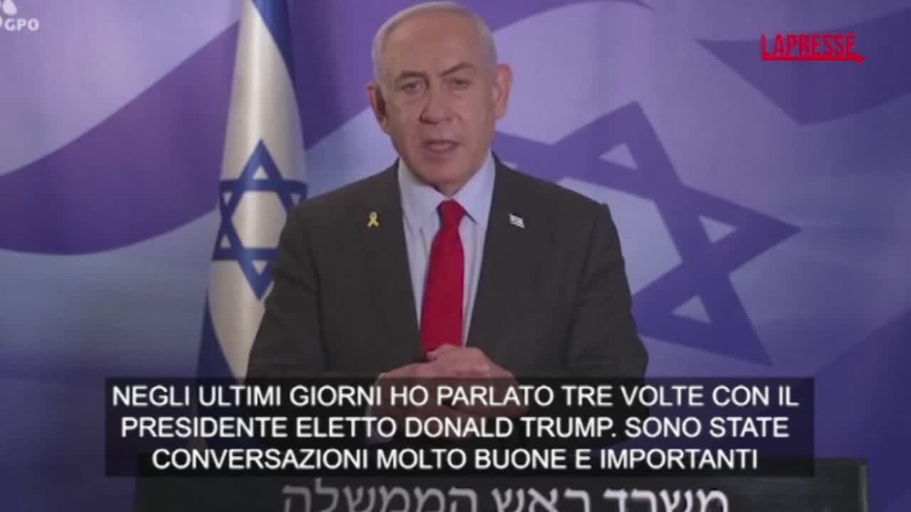 VIDEO Israele, Netanyahu sui colloqui con Trump: "Stessa visione sull ...