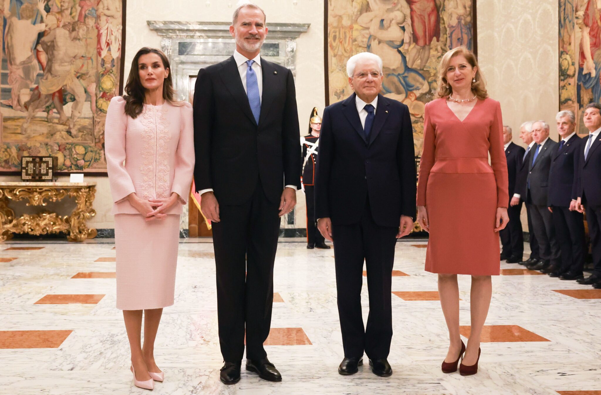 Re Felipe e Letizia in Italia, Mattarella accoglie i reali di Spagna