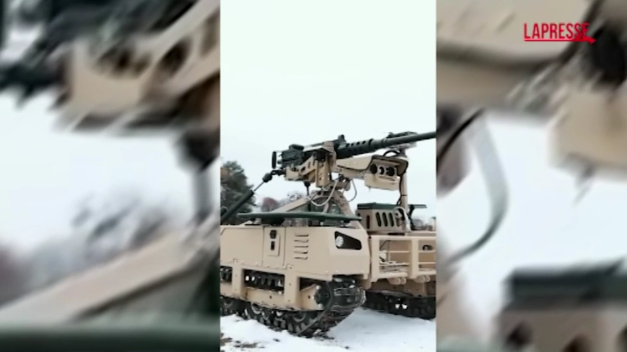 VIDEO Ucraina, Kiev presenta Droid TW 12.7: il nuovo drone cingolato da ...