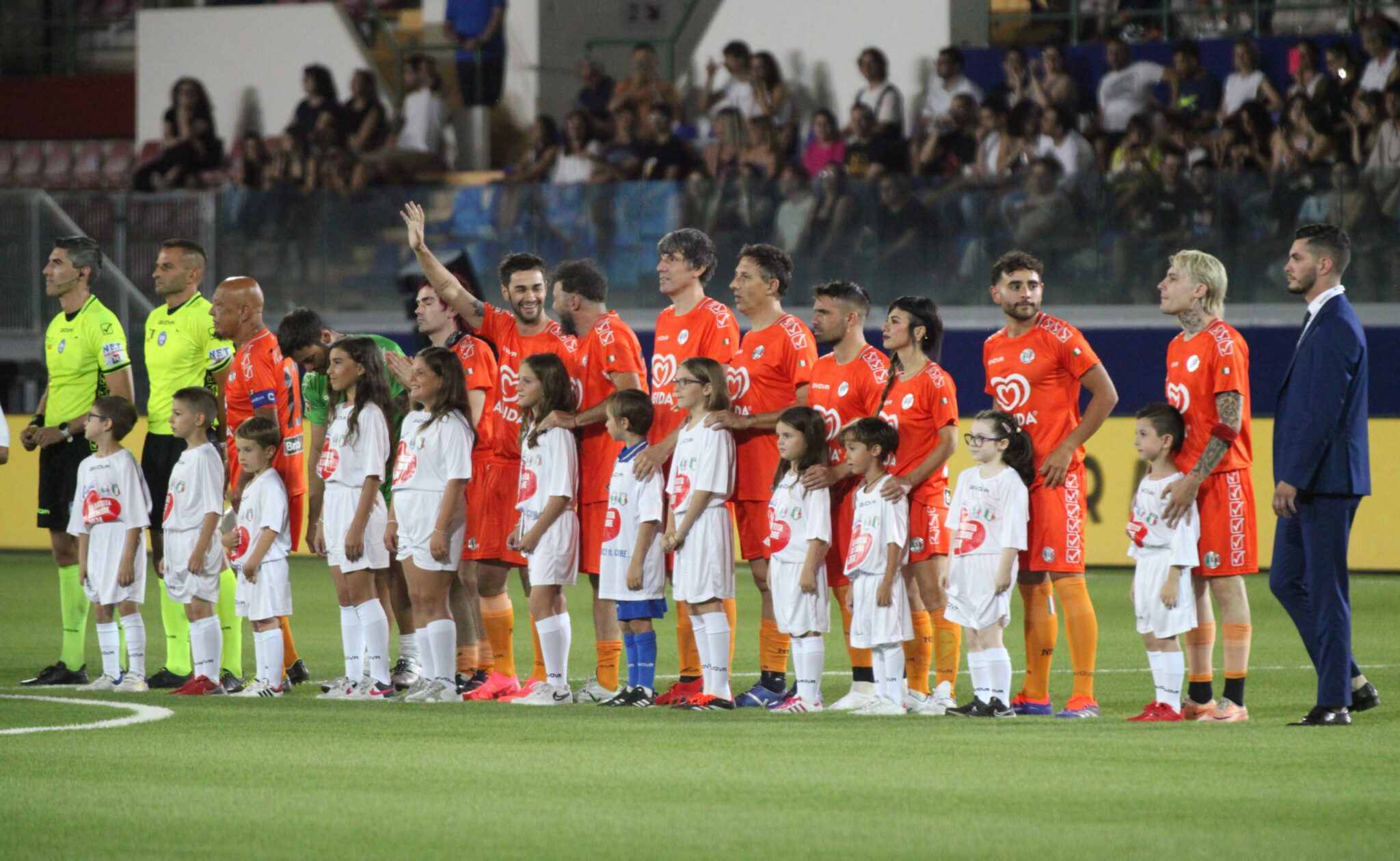 La Partita del Cuore 2025 a L'Aquila il 15 luglio - LaPresse