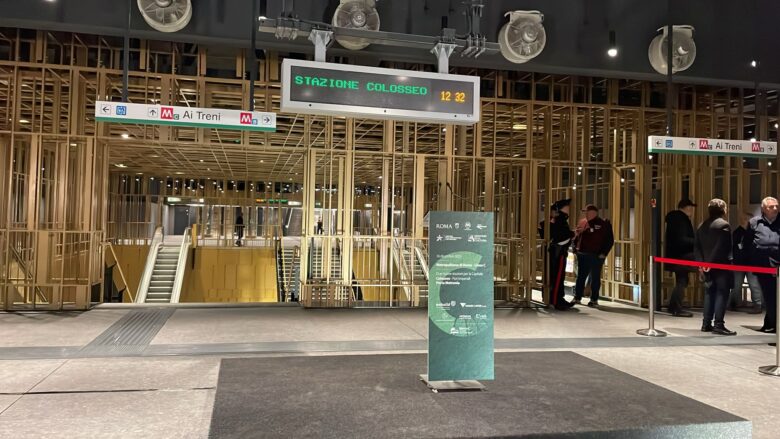 Roma, Metro C: oggi l'apertura delle stazioni Colosseo e Porta Metronia ...